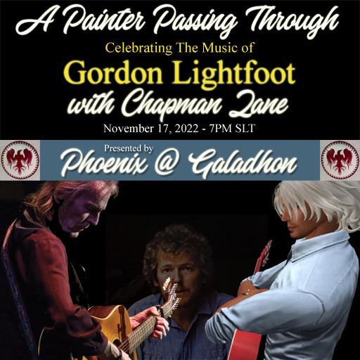 Chapman Zane at Phoenix, TONIGHT, Thursday, November 17, 7pm SLT ...